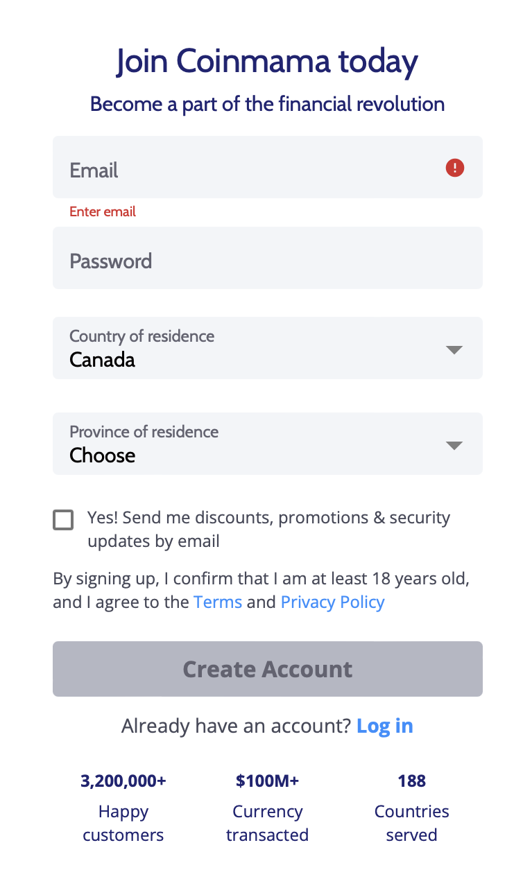 Credit or Debit card payments with Coinmama | LeoList