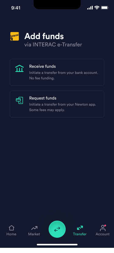 Interac e-Transfer Payments with Newton | LeoList